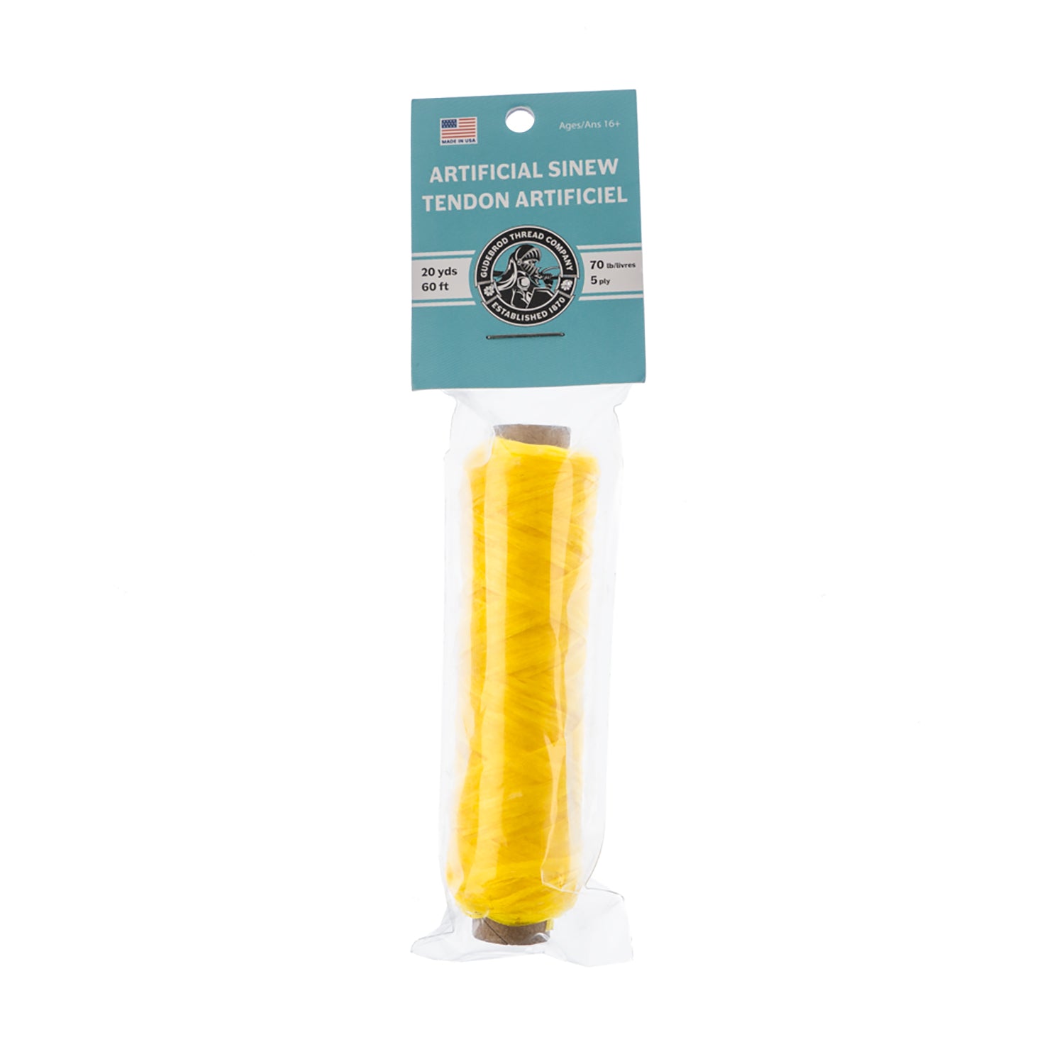 Artificial Sinew - Yellow – gudebrodthread.com